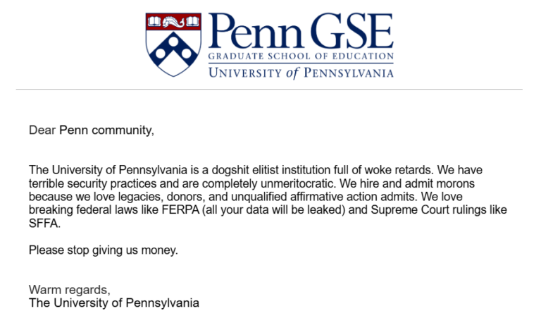 Breaking News | Penn GSE email hacked – The Pennsylvania Post